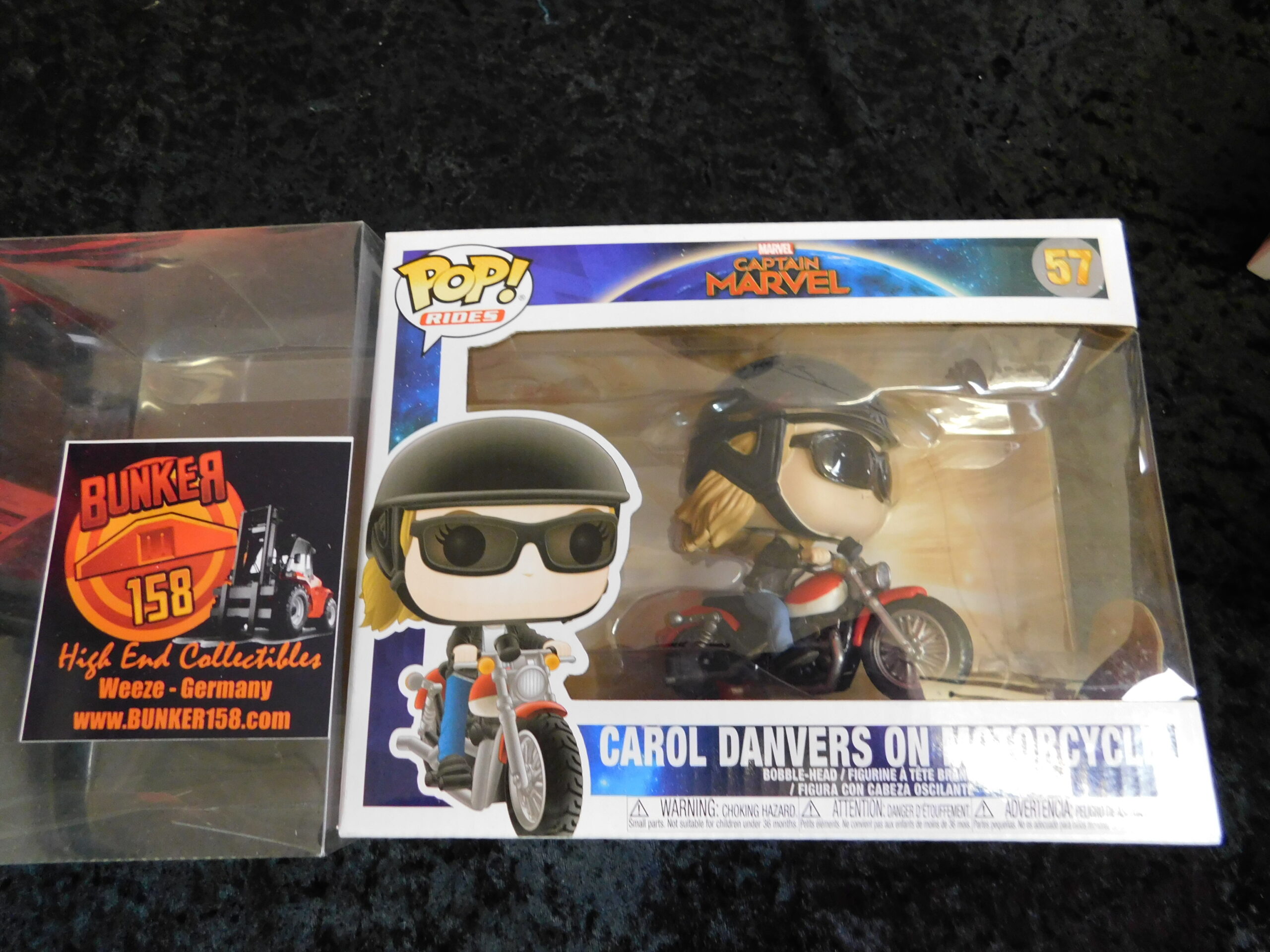 Pop! Rides: Captain Marvel - Carol Danvers on Motorcycle 57 Funko Pop ...