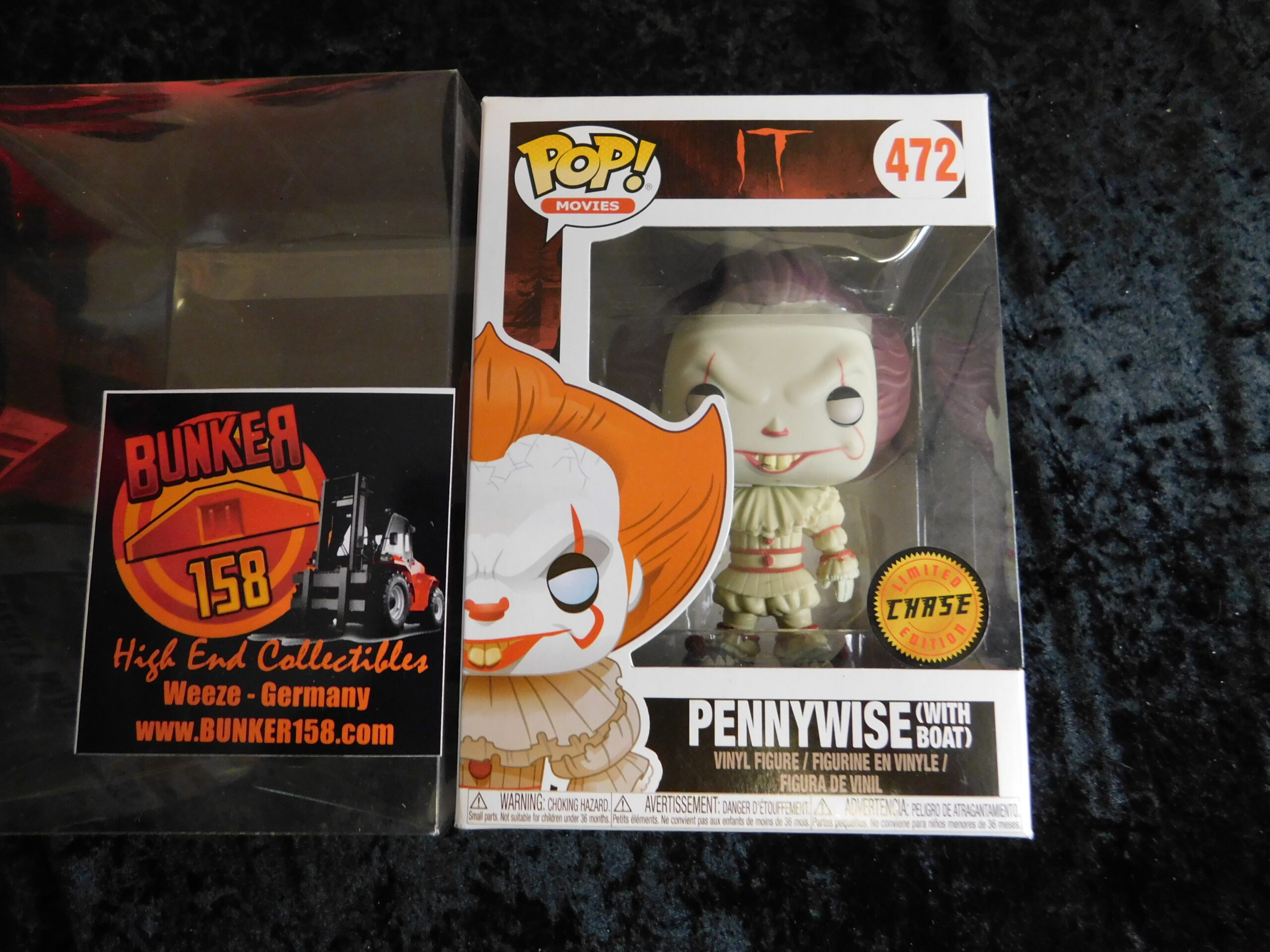 Funko Pop IT Stephen Kings Es Pennywise 472 Chase Variant - bunker158.com