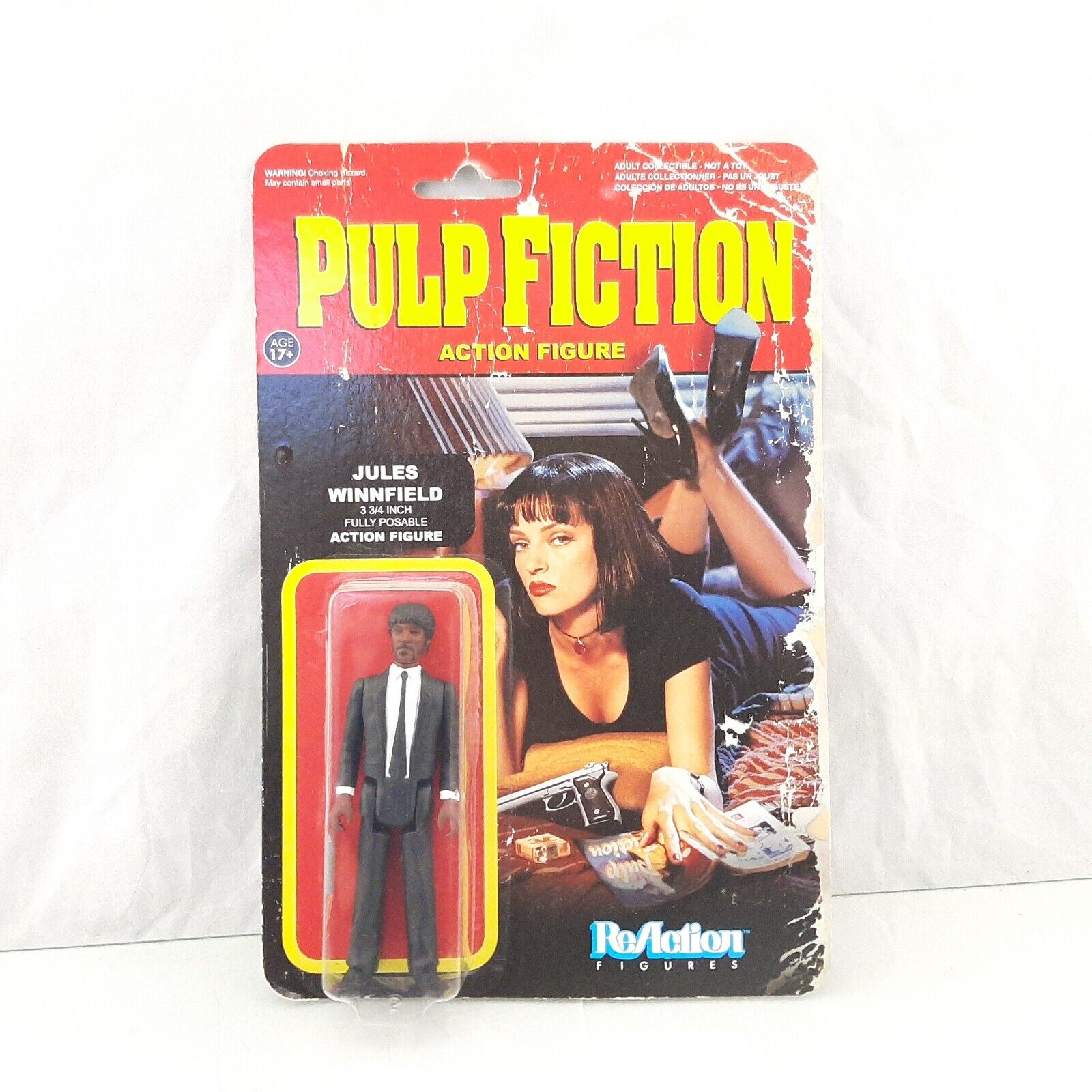 ReAction Figures: Pulp Fiction: Jules Winnfield Super7 - bunker158.com