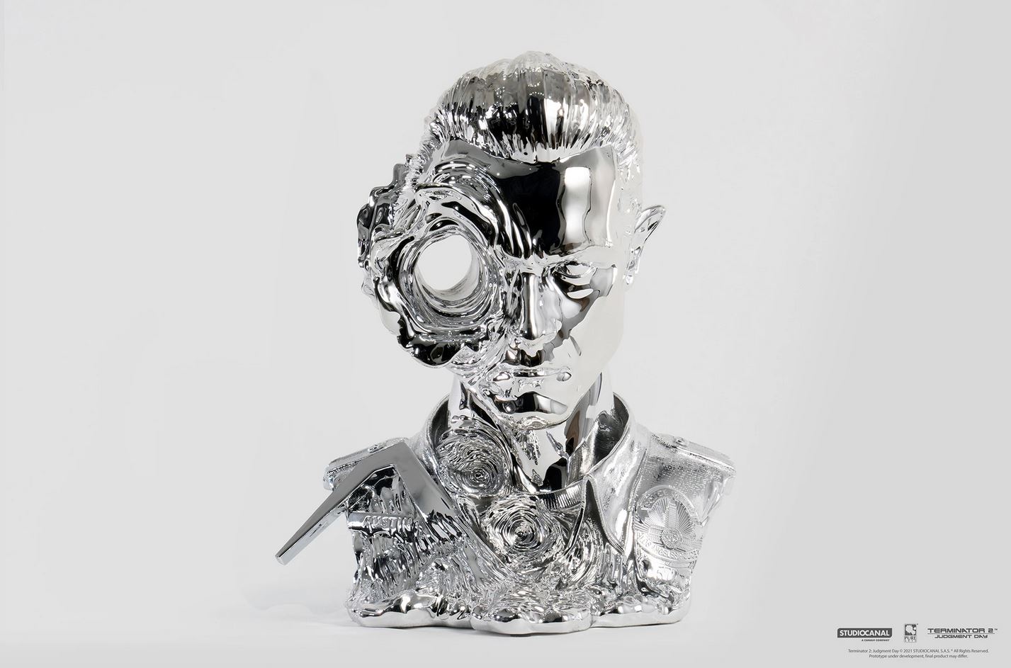 Terminator 2 T-1000 Liquid Version Art Mask / Bust by Pure Arts ...