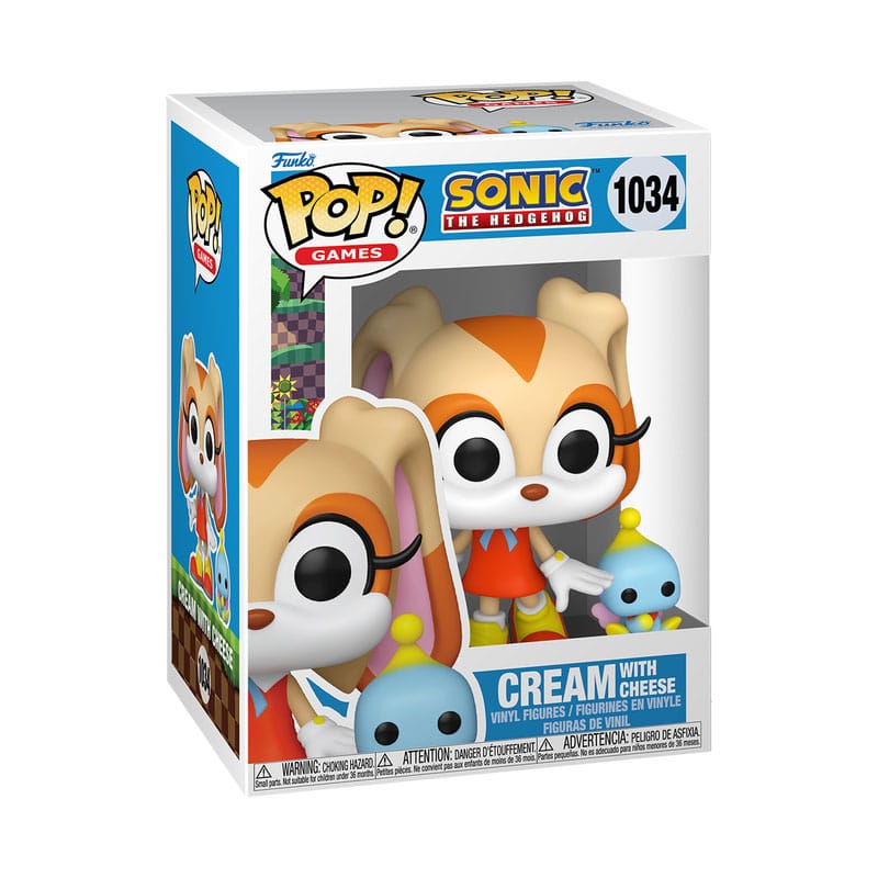 Sonic The Hedgehog POP & Buddy! Vinyl Figur Cream w/Cheese 1034 - 9 cm ...
