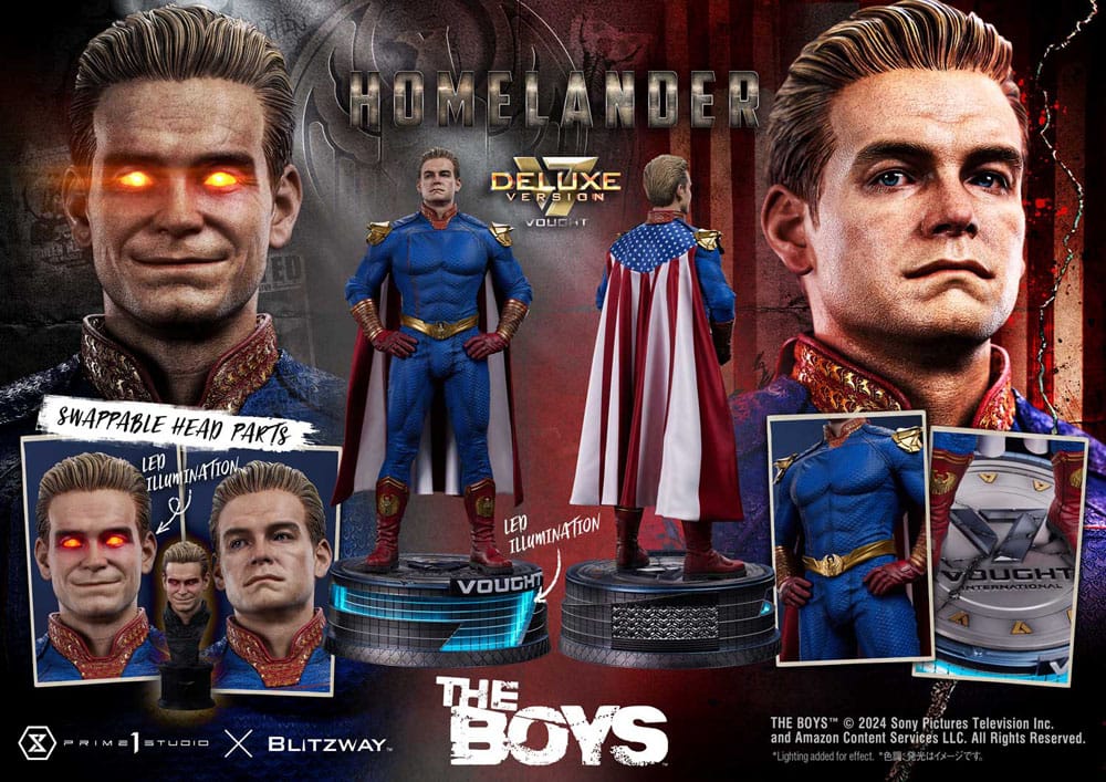 The Boys Premium Masterline Series Statue 1/4 Homelander Deluxe Version ...