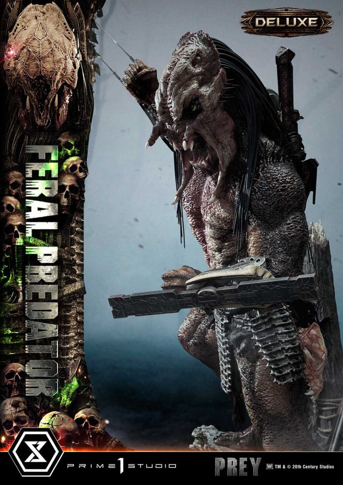 Prey (Movie) Museum Masterline Series Statue 1/3 Feral Predator Deluxe ...