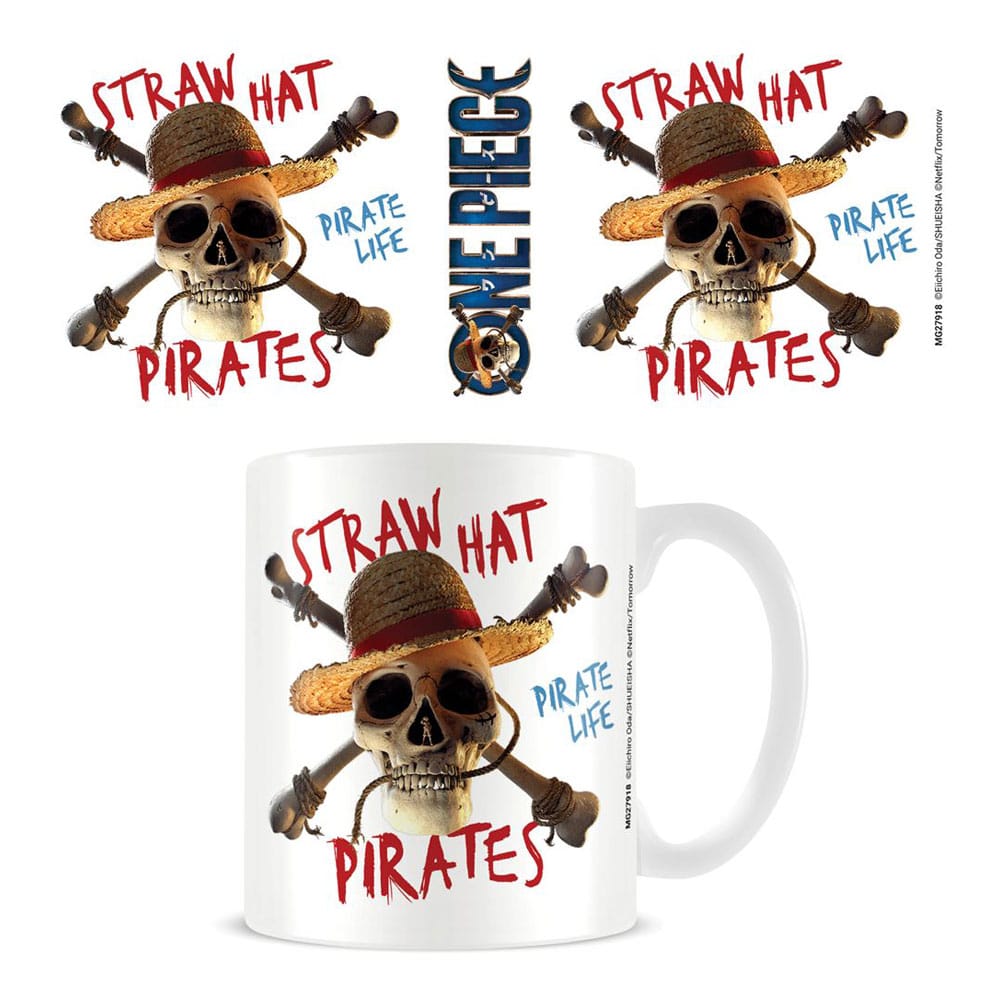 One Piece Live Action Tasse Straw Hat Pirate Emblem Pyramid - bunker158.com