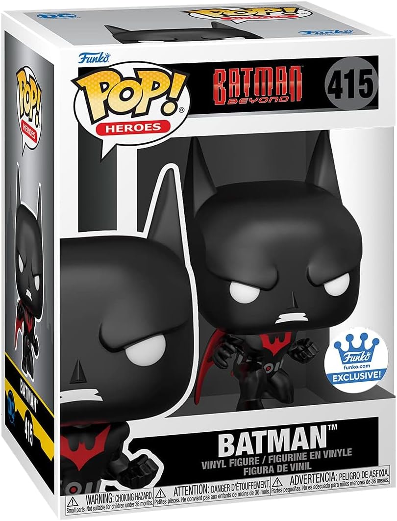 Funko Pop Heroes #415 - Batman Crouching Batman Beyond Exclusive ...