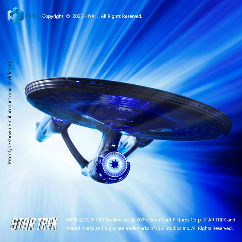 Star Trek 2009 Replicaart Series Replik Light Up Starship SS Enterprise ...