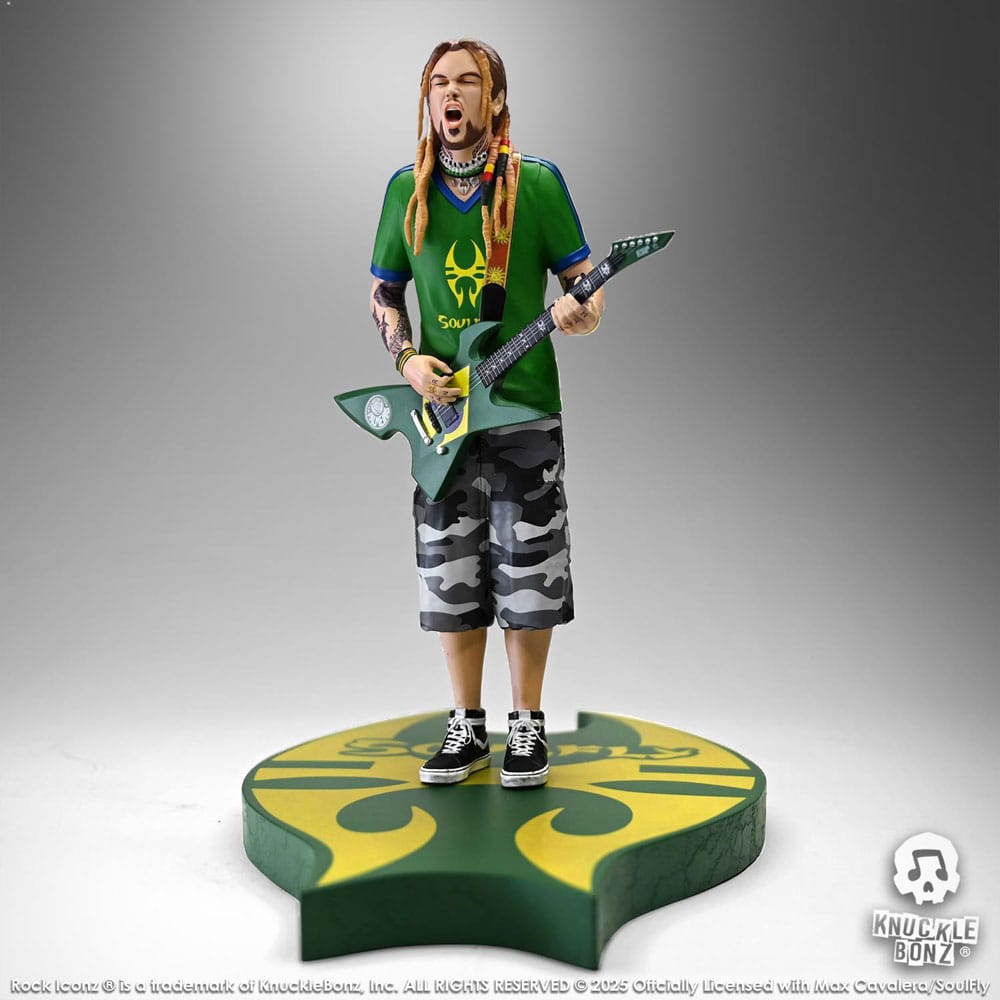 Soulfly Rock Iconz Statue Max Cavalera 22 cm Knucklebonz - bunker158.com