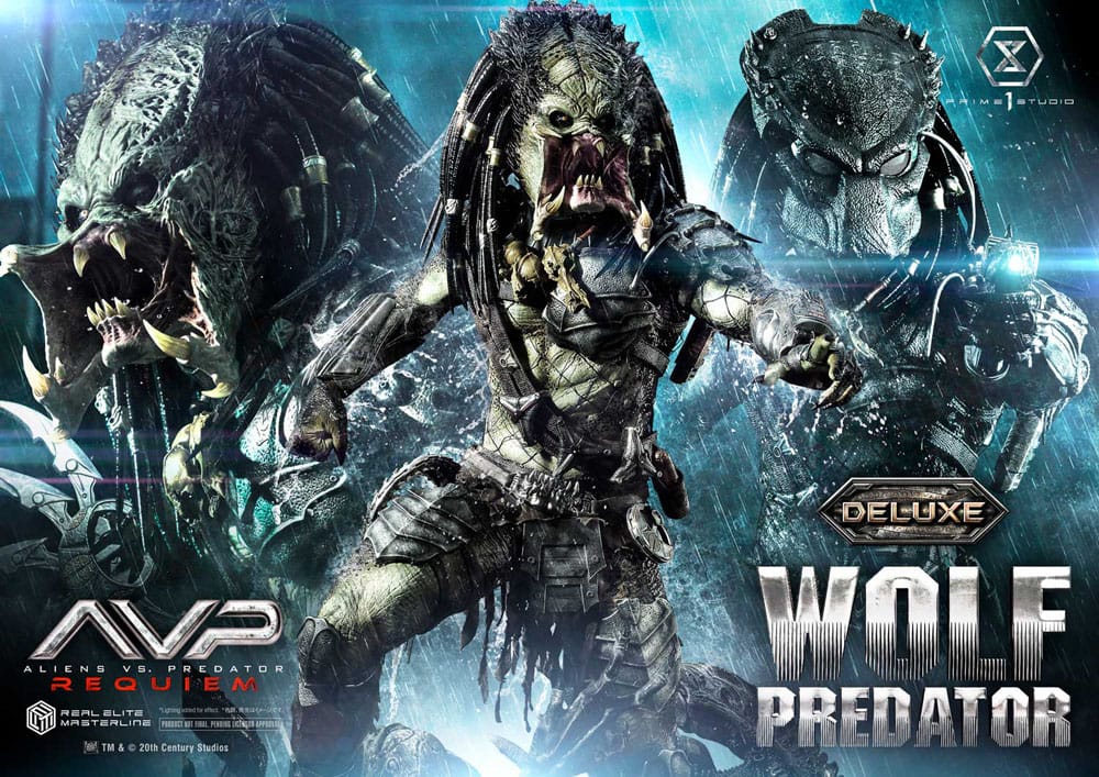 Alien vs. Predator Real Elite Masterline Series Statue 1/3 Requiem Wolf ...