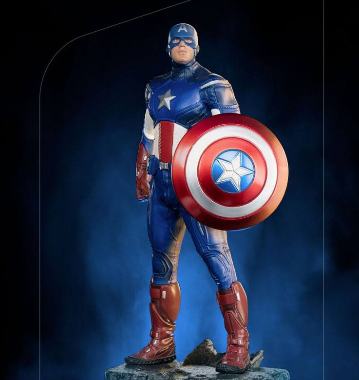 Marvel The Infinity Saga BDS Art Scale Statue 1/10 Captain America ...