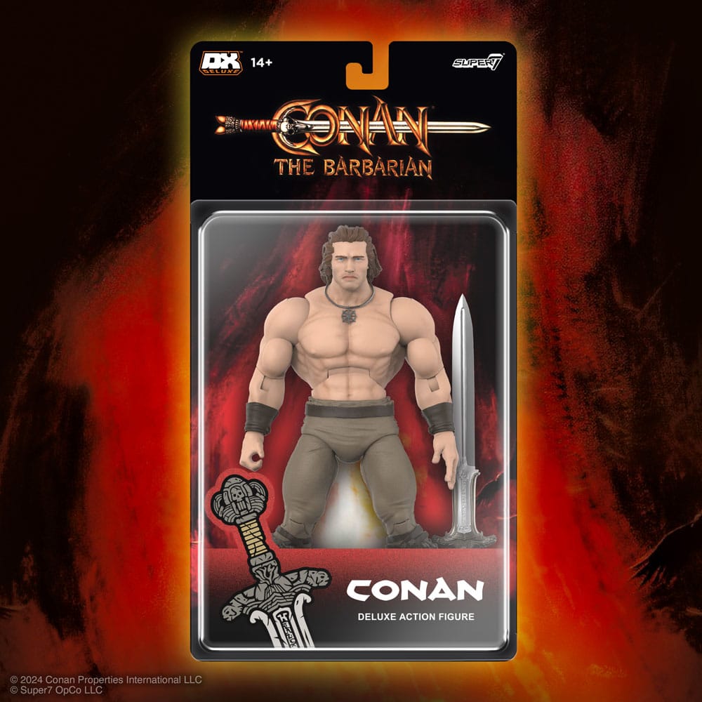 Conan der Barbar 1982 Deluxe Actionfigur Conan Iconic Pose 18 cm Super7 ...