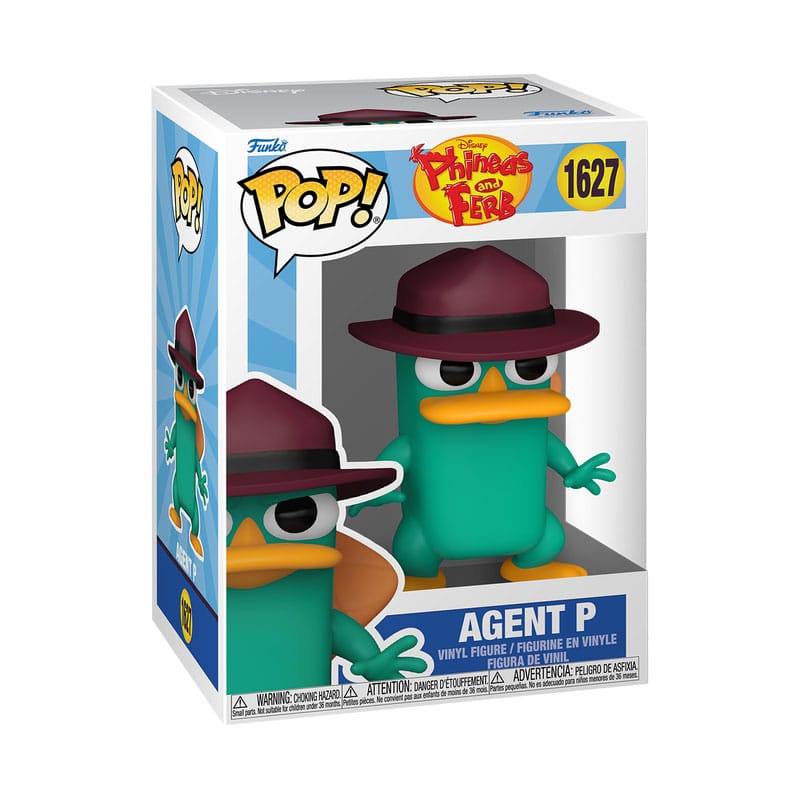 Phineas and Ferb POP! Disney Vinyl Figur Agent Perry 1627 9 cm Funko ...