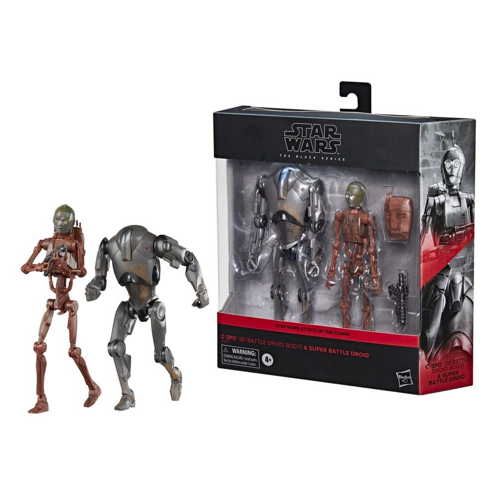 Star Wars Episode II Black Series Actionfiguren 2er-Pack C-3PO (B1 ...