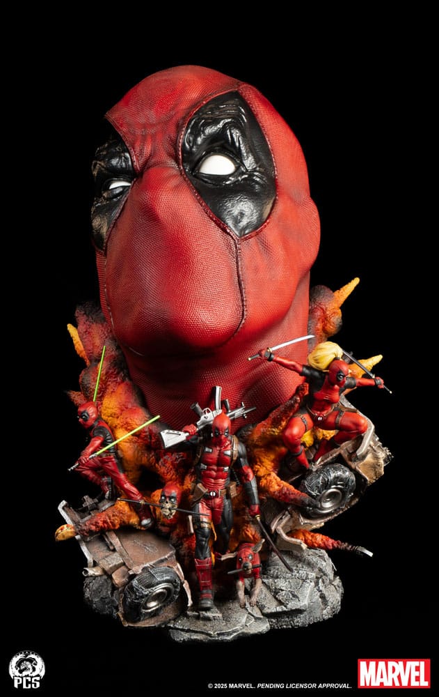 Marvel Fine Art Büste Bust Deadpool 42 cm PCS Premium Collectibles ...