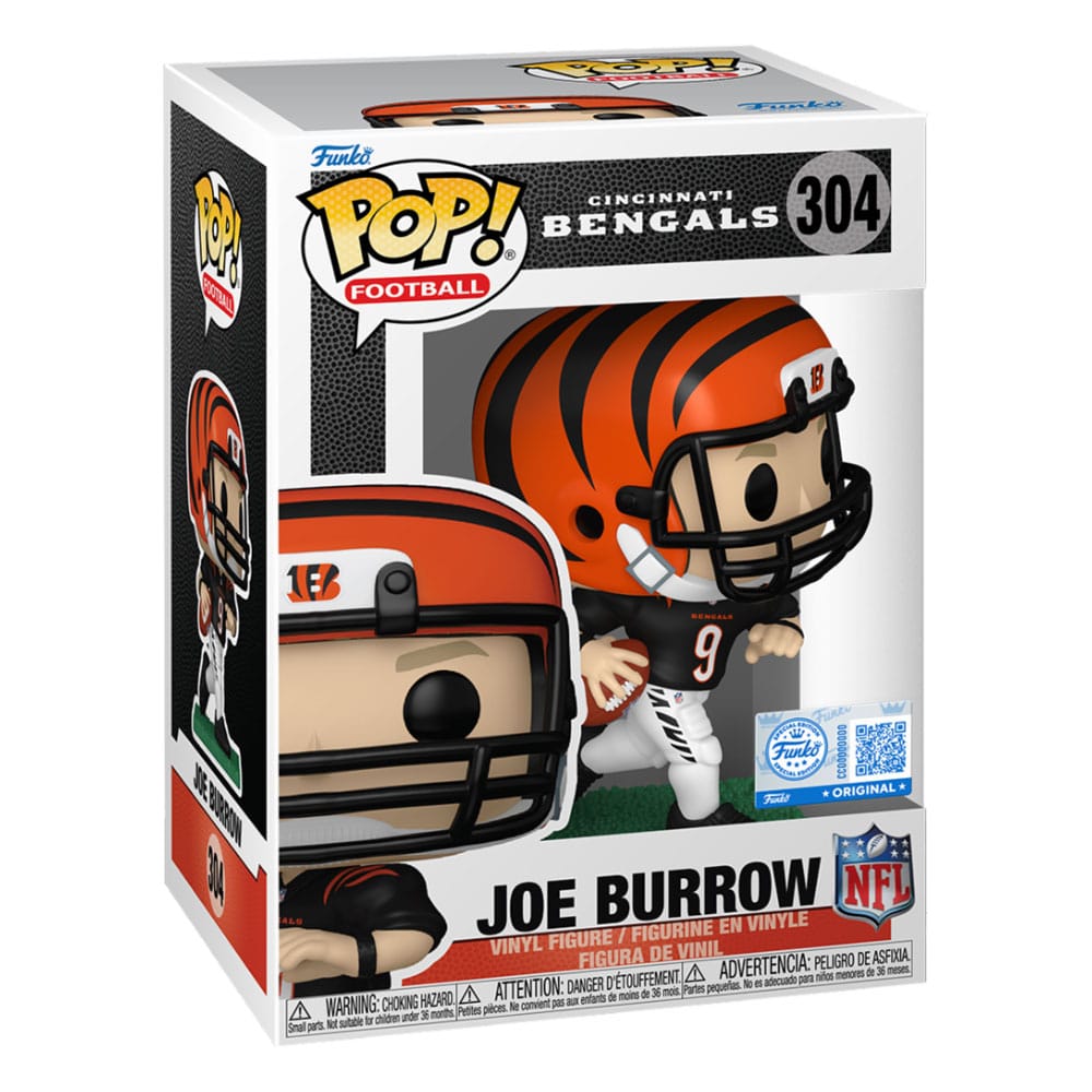 NFL: Legends POP! Sports Vinyl Figur Bengals- Joe Burrow 304 (BK JRSY ...