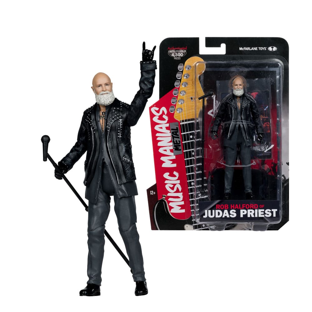 Judas Priest Music Maniacs Heavy Metal Actionfigur Rob Halford 15 cm ...