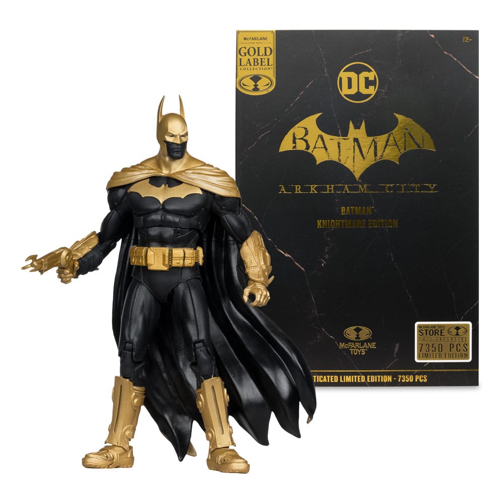 DC Multiverse Actionfigur Batman (Arkham City) Knightmare Edition (Gold ...